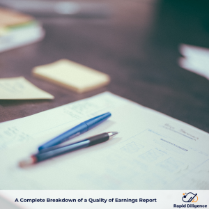 A Complete Breakdown of a Quality of Earnings Report | Rapid Diligence